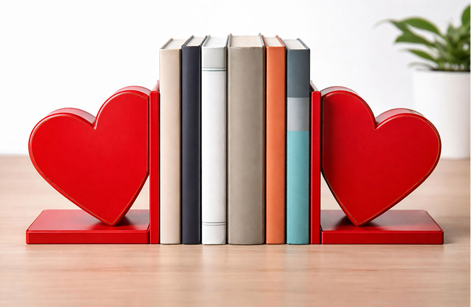How-To: DIY Heart-Shaped Bookends with Formica® Brand Laminate ...