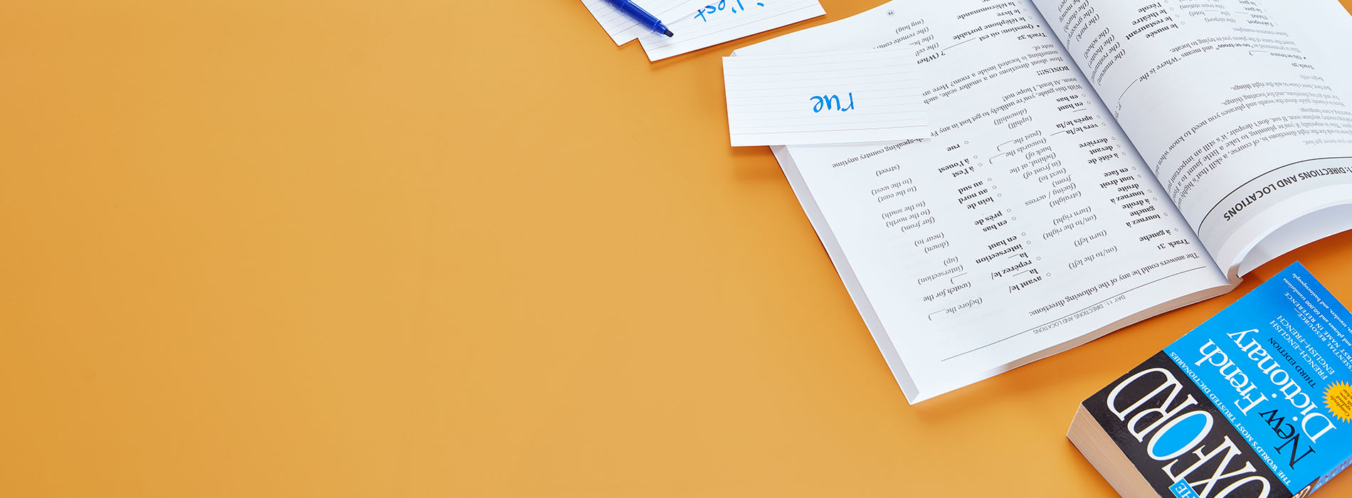 Formica® Laminate Countertop in 1193 Gold Braze with Dictionary and Notes
