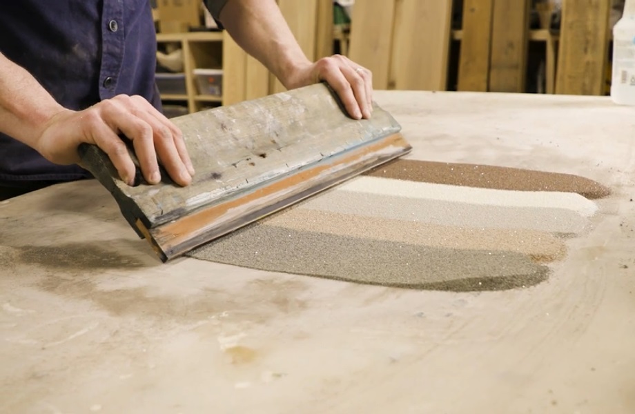 The Making of Layered Sand Series