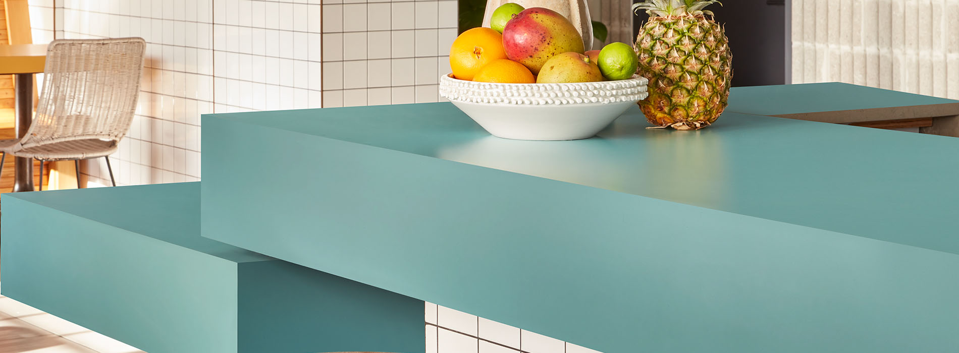 1198 Jadeite Countertops in a Restaurant