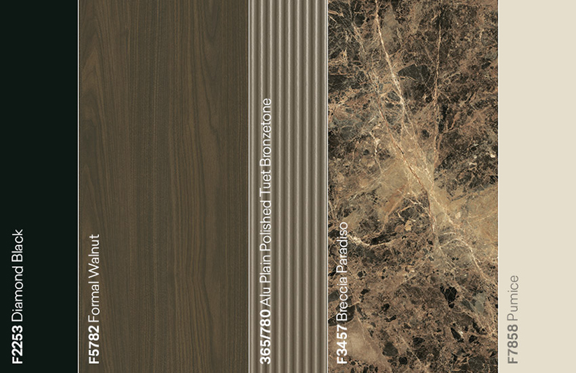 Combining Homapal metal laminates with the Formica Collection | Formica ...