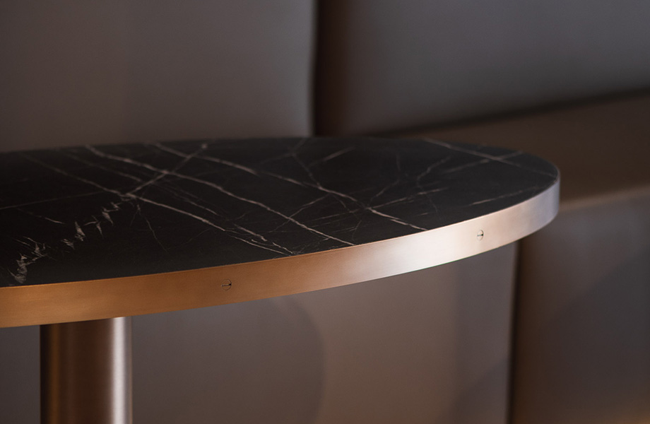 Marble Effect and Metals help create impressive hotel interior ...