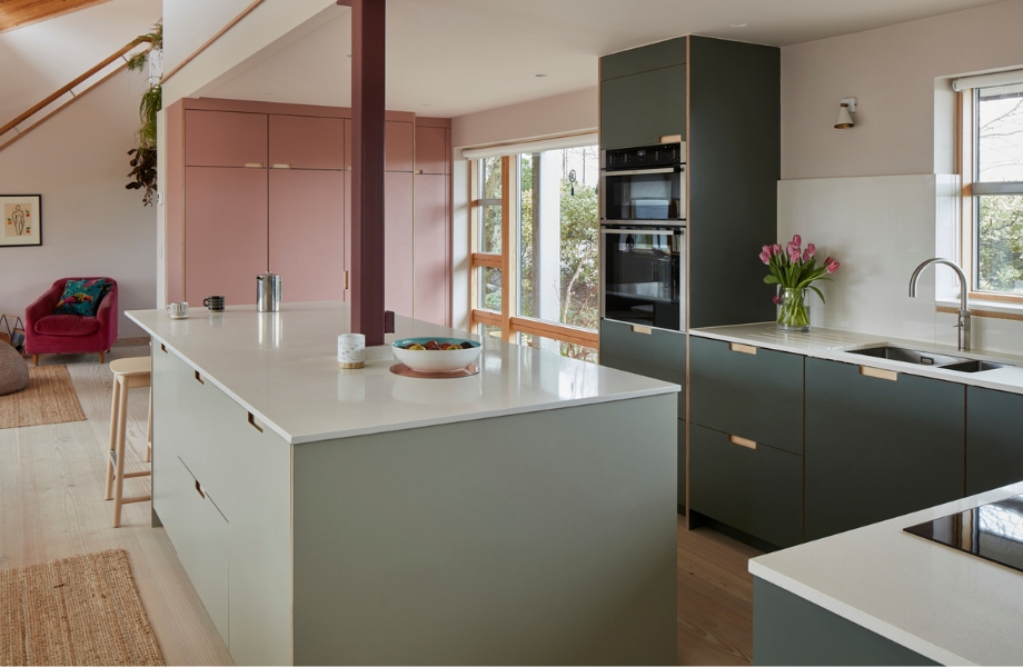 Plykea Kitchen Makeover with Formica® Colors Collection