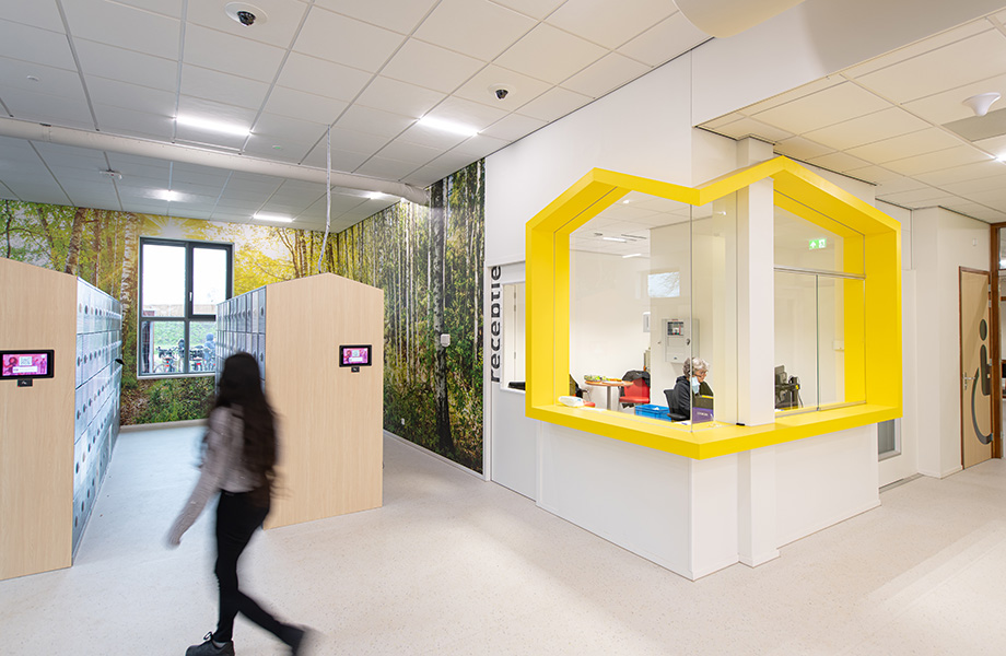 Colourful use of Formica® Laminate at Sports Campus | Formica Group