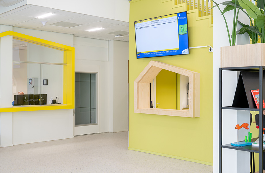 Colourful use of Formica® Laminate at Sports Campus | Formica Group