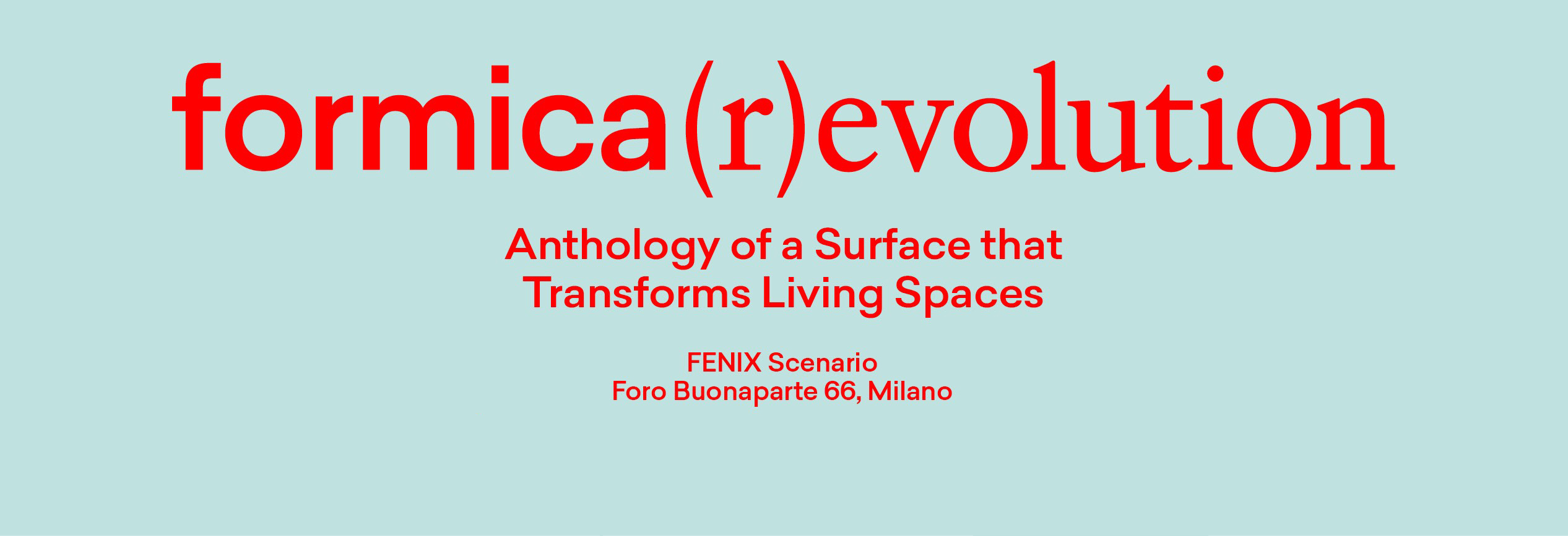 Formica (r)Evolution | Milan Design Week 2025