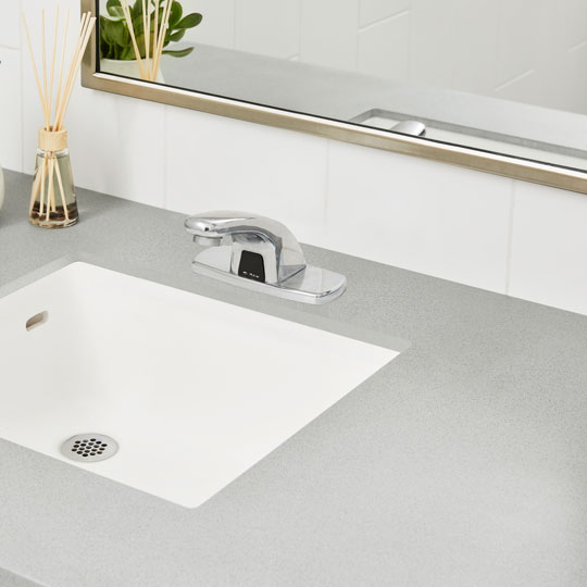 415 Luna Steel - Everform® Solid Surface