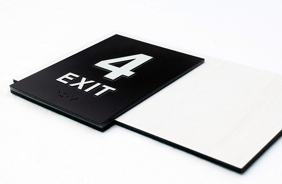 ADA Signage with Formica® Brand Laminates