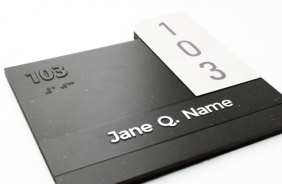 ADA Signage with Formica® Brand Laminates
