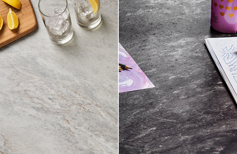 Opciones de Texturas Residenciales para Laminados Marca Formica®