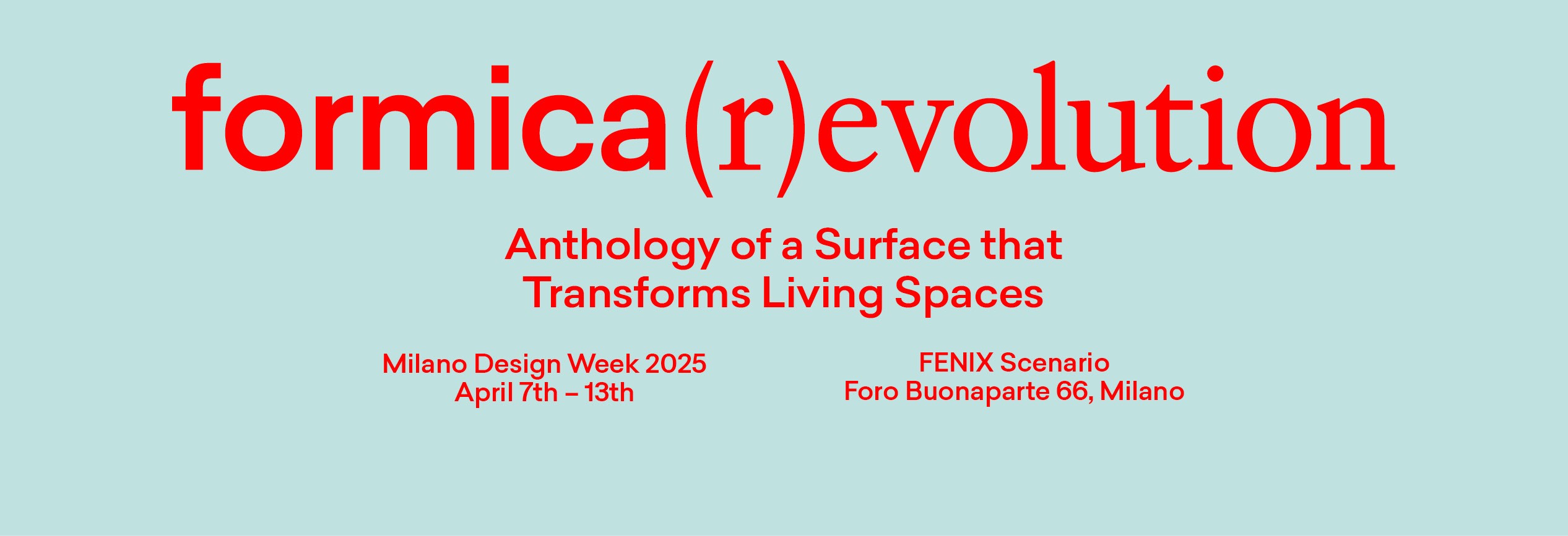 Formica (r)Evolution | Milan Design Week 2025