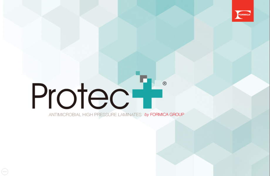 ฟอร์ไมก้า Protec+® รวบรวมพลังของเทคโนโลยีโลหะเงิน เพื่อทำให้สภาพแวดล้อมมีความปลอดภัยและสะอาดยิ่งขึ้น